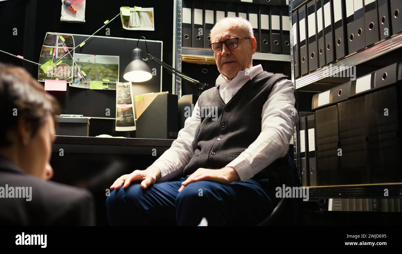 Team detectives working solve case hi-res stock photography and images ...