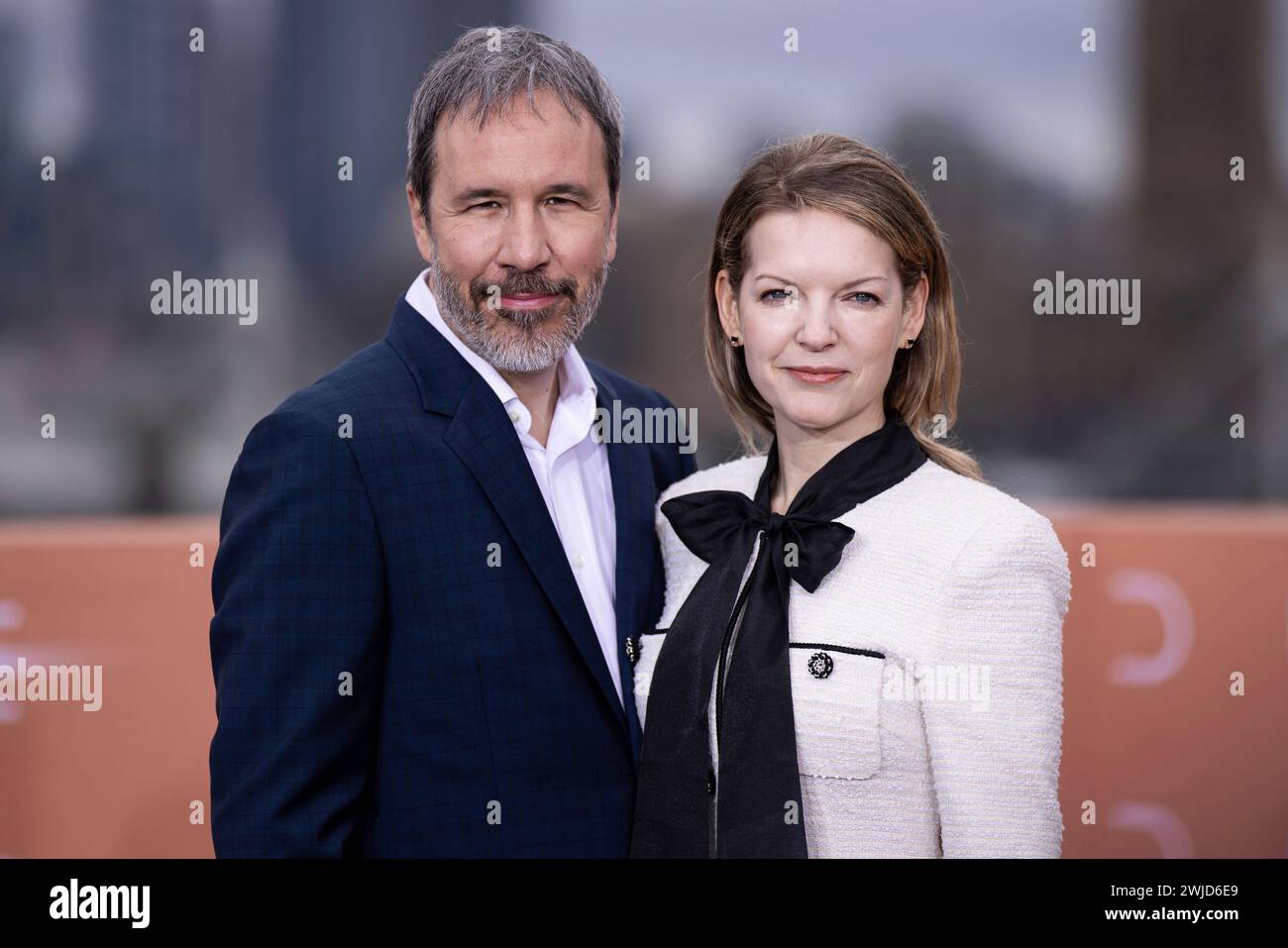 Denis Villeneuve and Tanya Lapointe pose for photographers at the photo ...