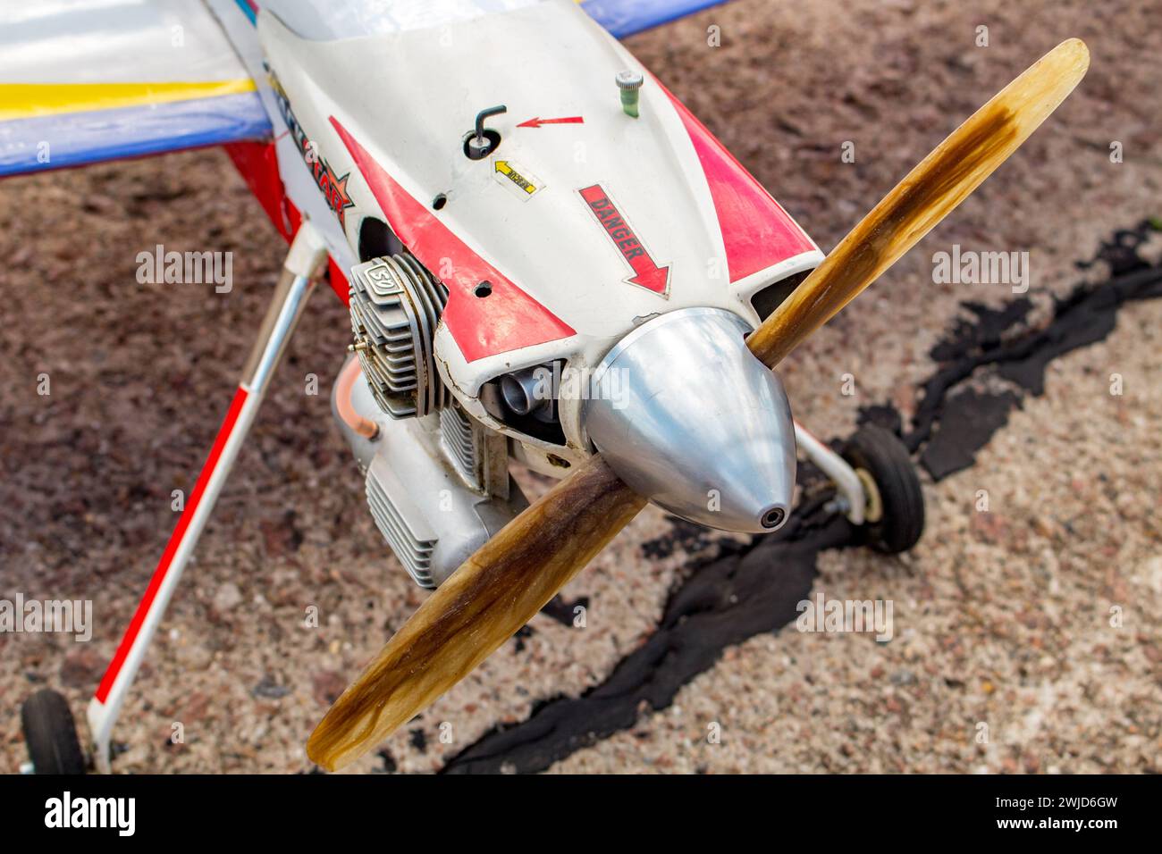 Air modeling show. Radio-controlled aircraft model Stock Photo - Alamy