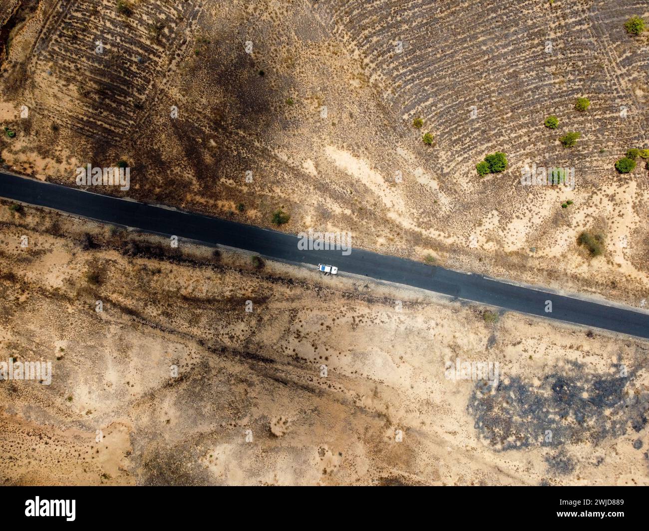 Aerial view deserted landscape hi-res stock photography and images - Alamy