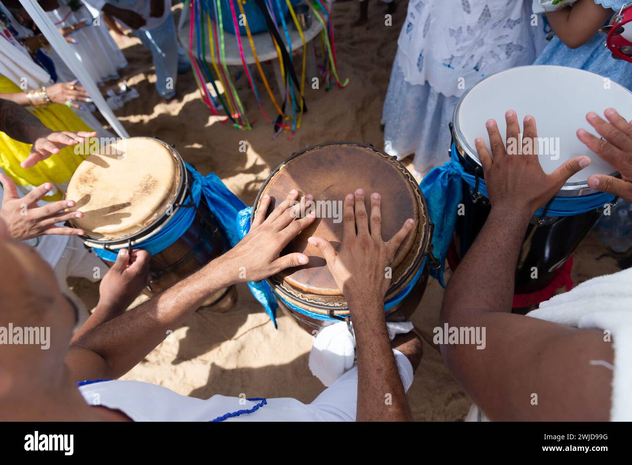 Candomble drum hi-res stock photography and images - Alamy