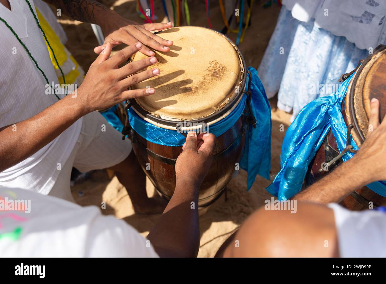 Candomble drum hi-res stock photography and images - Alamy