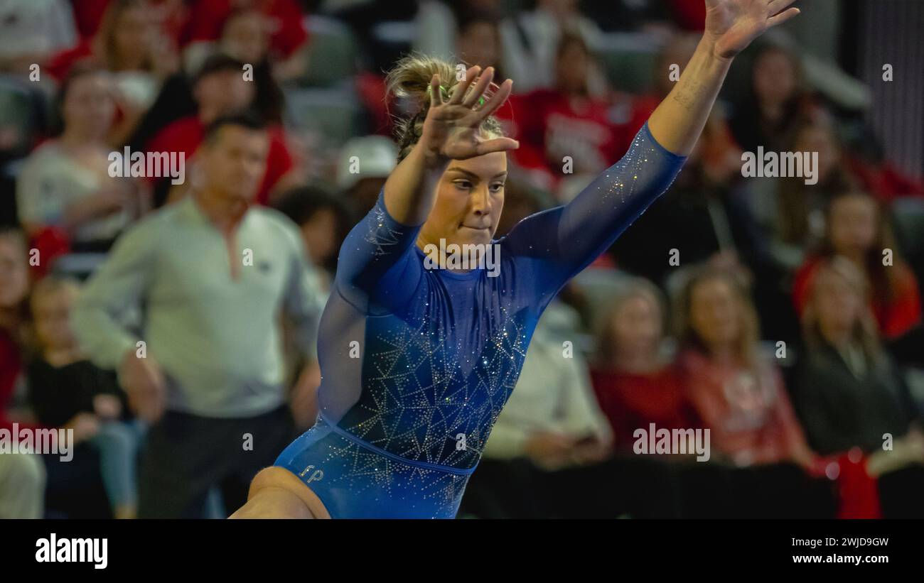 Skylar Draser of Florida during an NCAA gymnastics meet on Friday, Feb ...