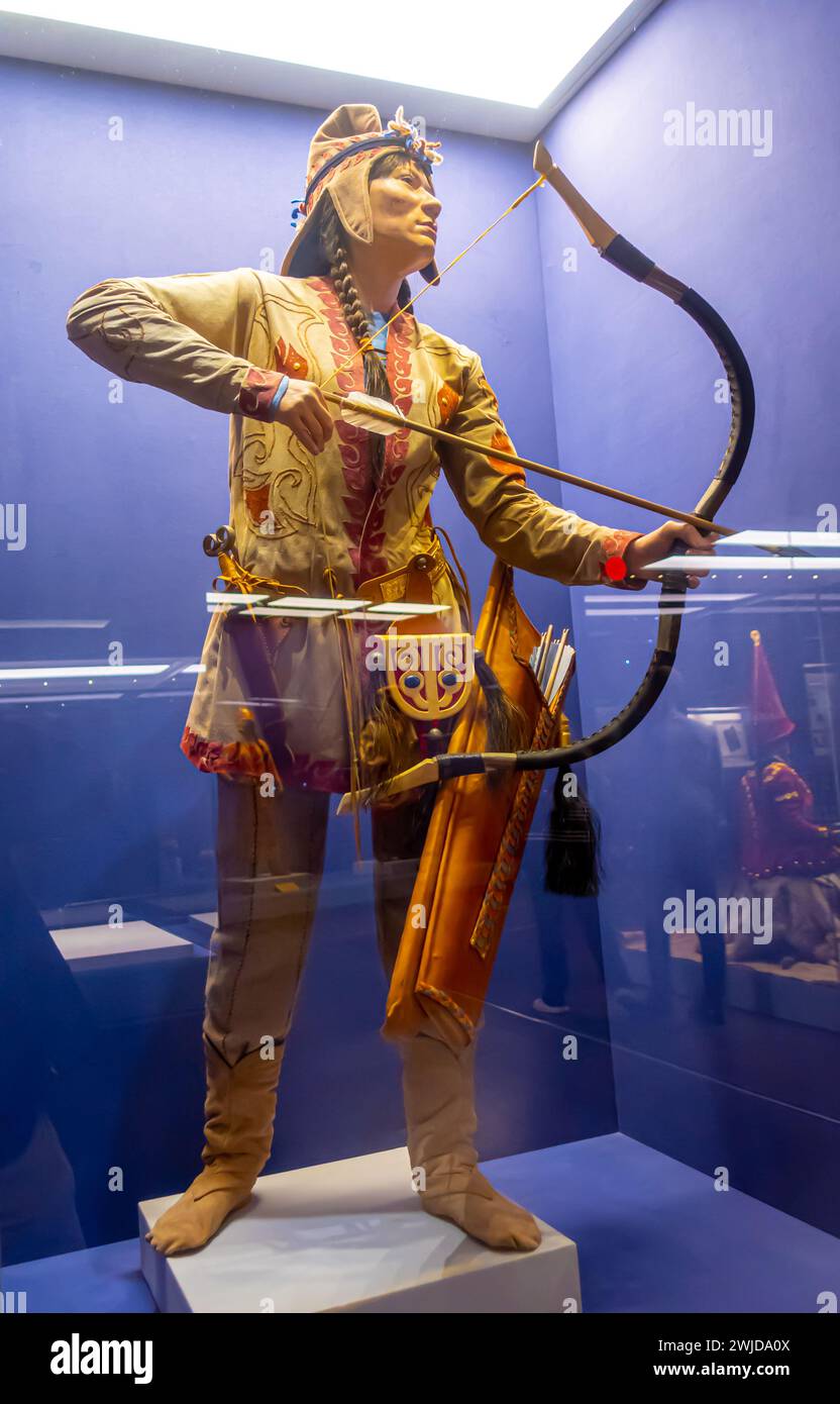 reconstruction of a Sarmatian female warrior clothing, 5-4 century BC ...