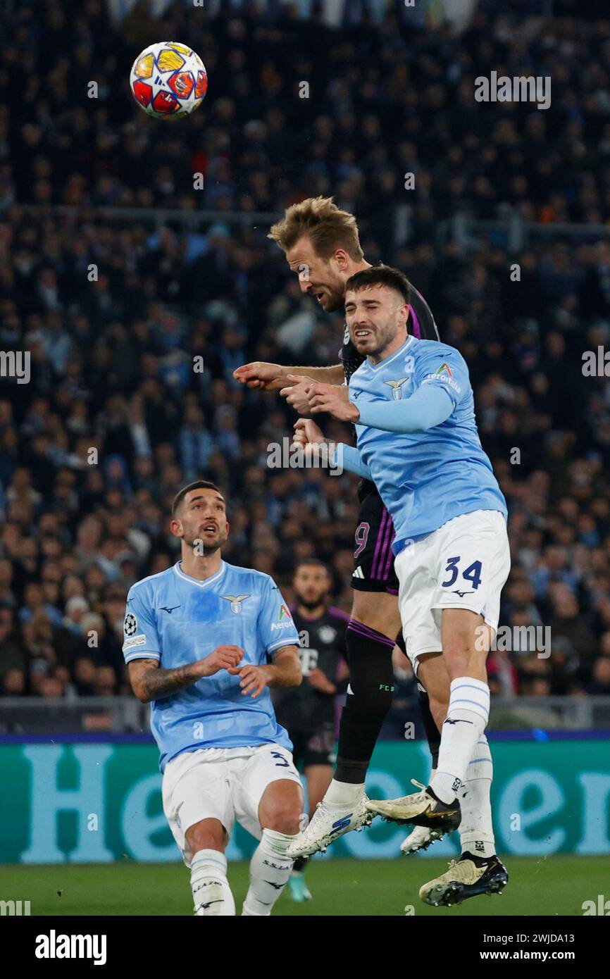 Stadio Olimpico, Rome, Italy. 14th Feb, 2024. Champions League Football ...