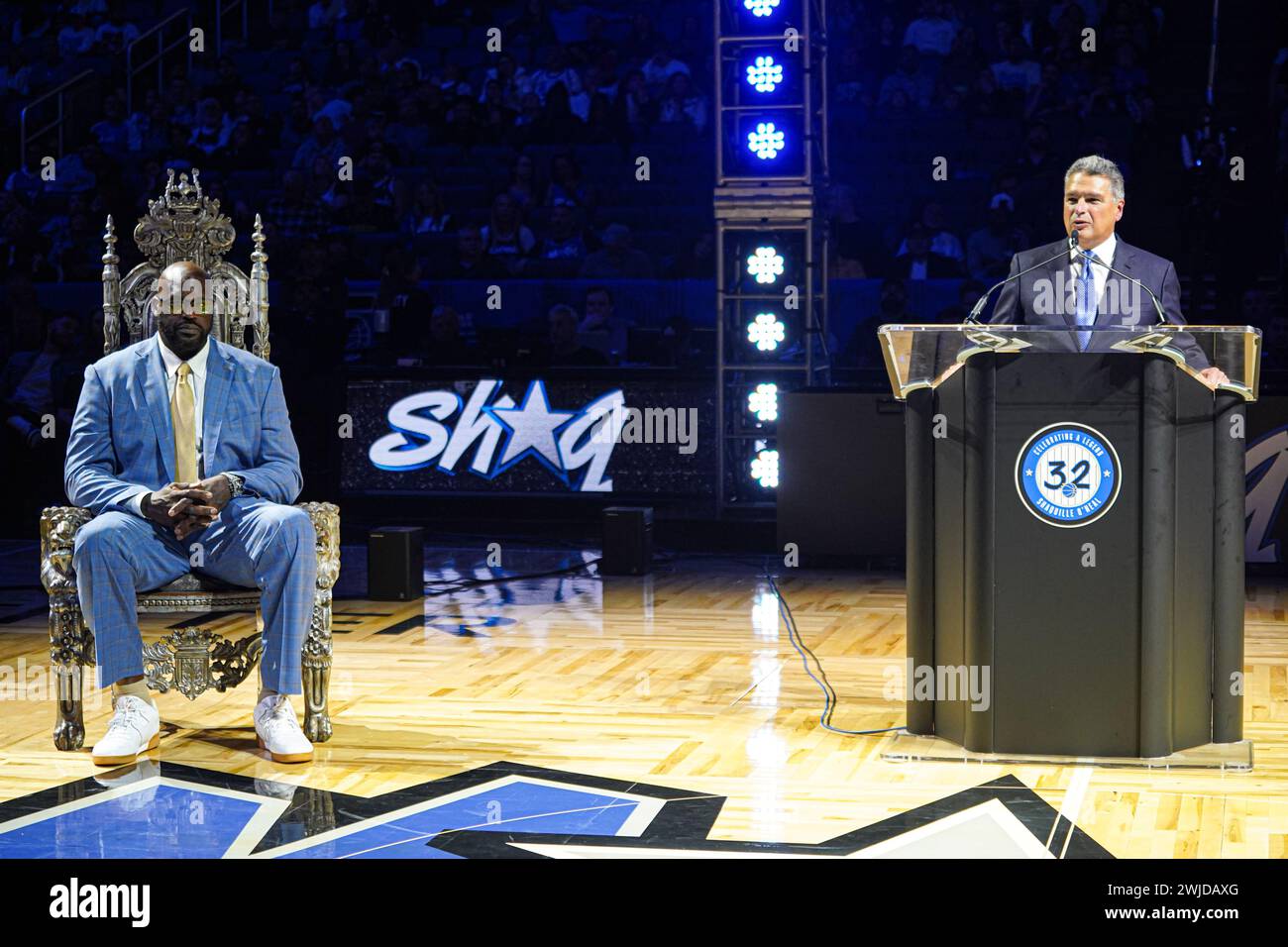 Orlando, Florida, USA, February 13, 2024, Orlando Magic CEO Alex ...