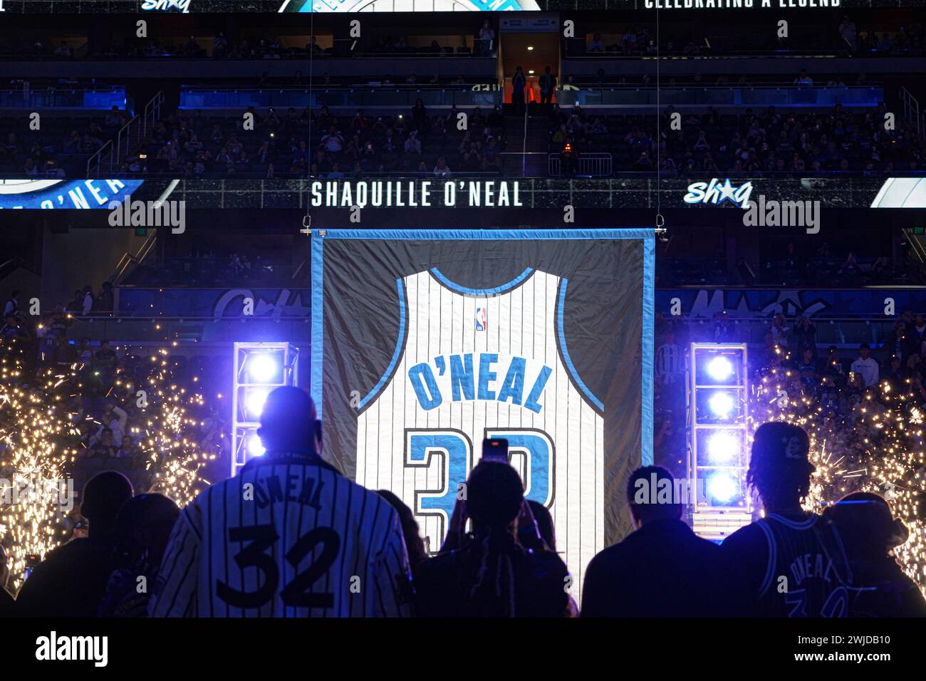 Orlando, Florida, USA, February 13, 2024, Shaquille O'Neal and his ...