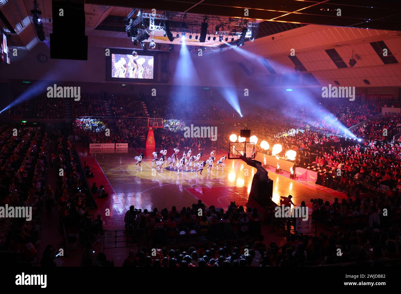 Funabashi Arena, Chiba, Japan. 14th Feb, 2024. General view, FEBRUARY ...