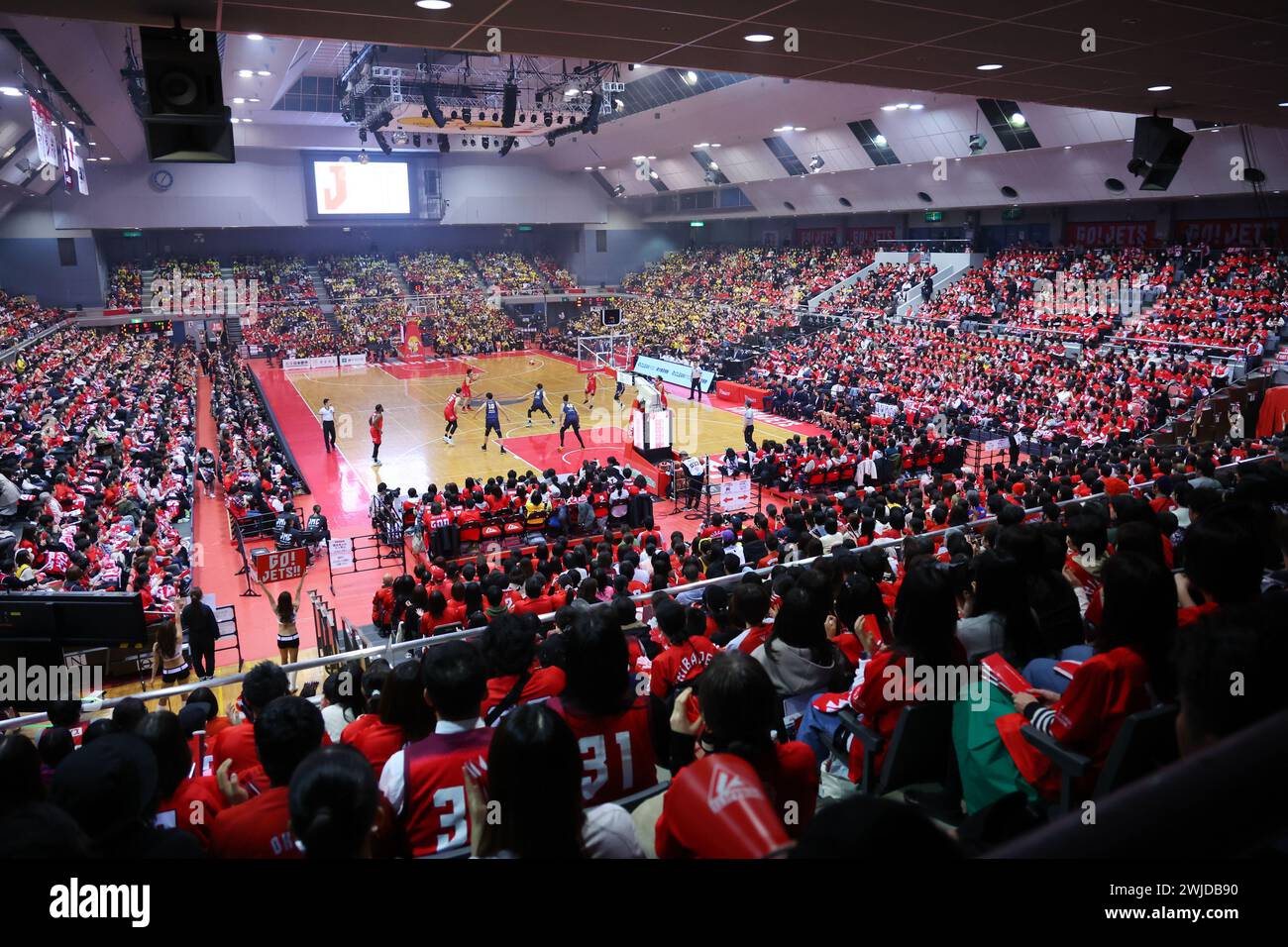 Funabashi Arena, Chiba, Japan. 14th Feb, 2024. General view, FEBRUARY ...