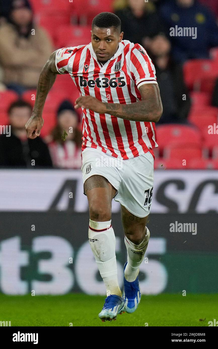 Wesley of Stoke City during the Sky Bet Championship match Stoke City ...