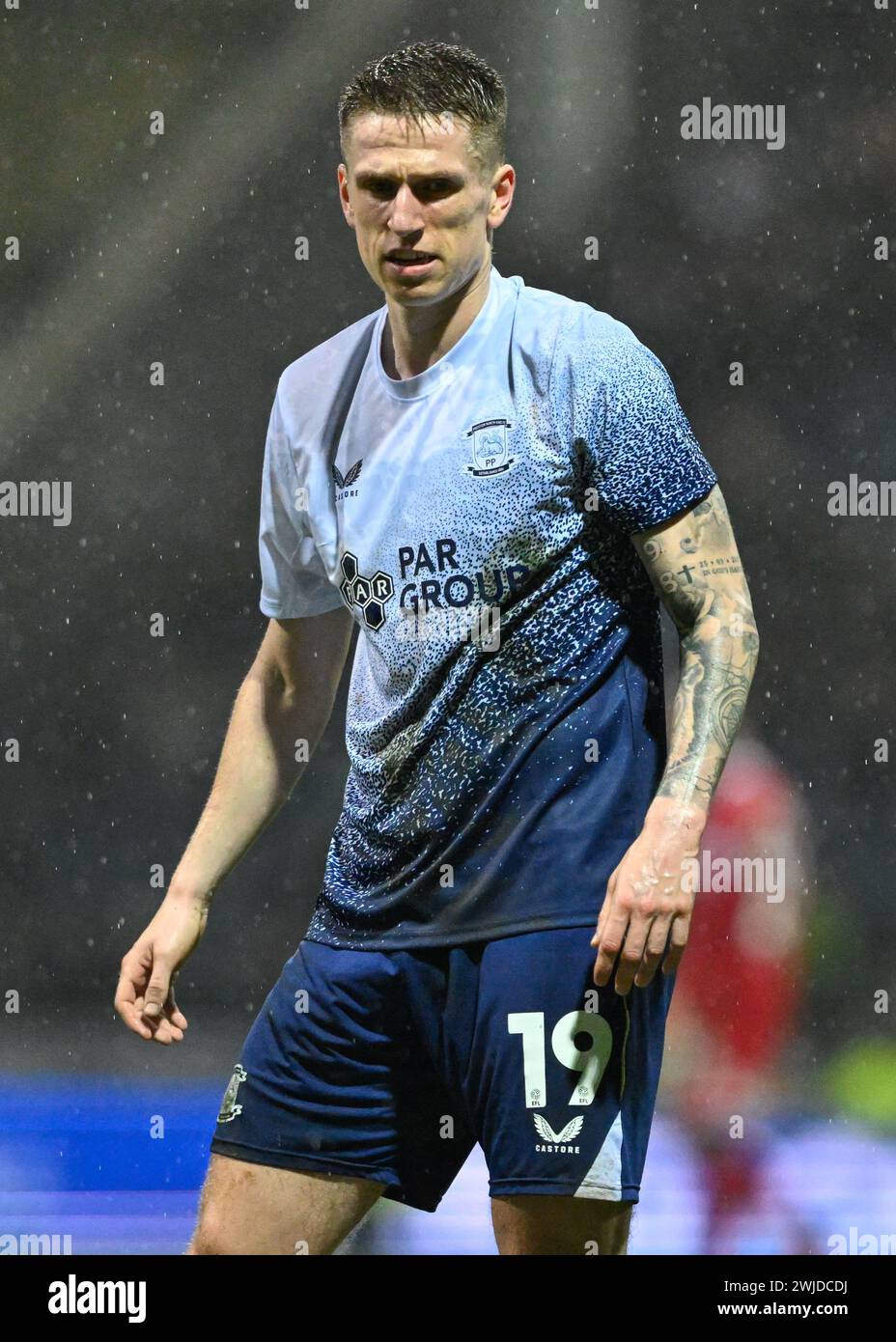 Preston, UK. 14th Feb, 2024. Josh Coburn of Middlesbrough, during the ...