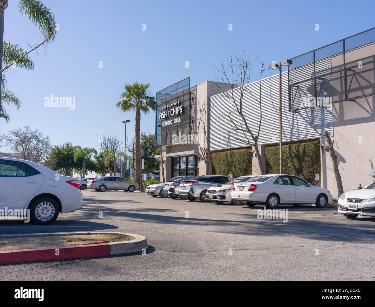 Restaurant strip mall hi-res stock photography and images - Alamy