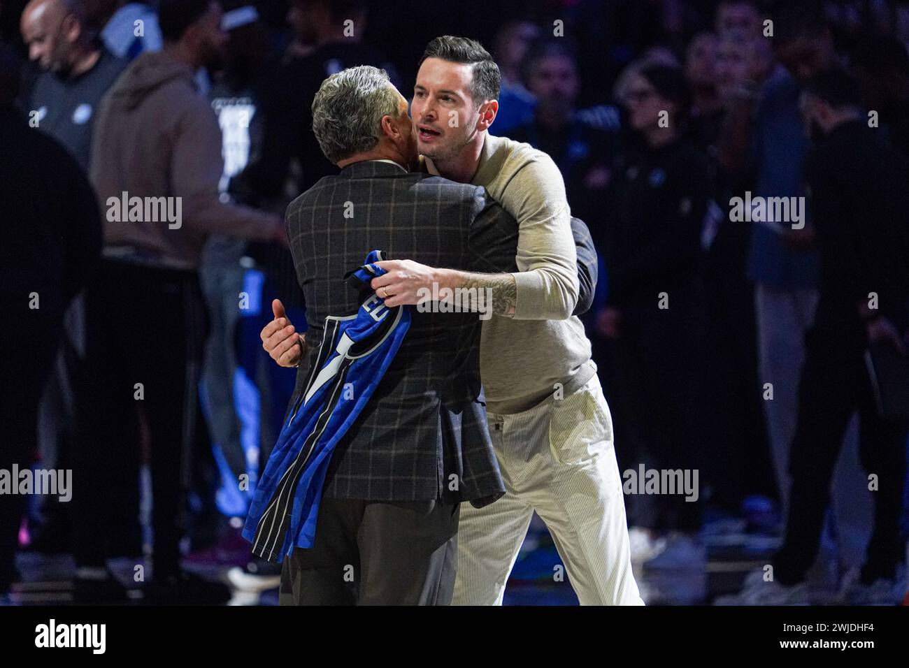 Orlando, Florida, USA, February 14, 2024, former Orlando Magic player ...