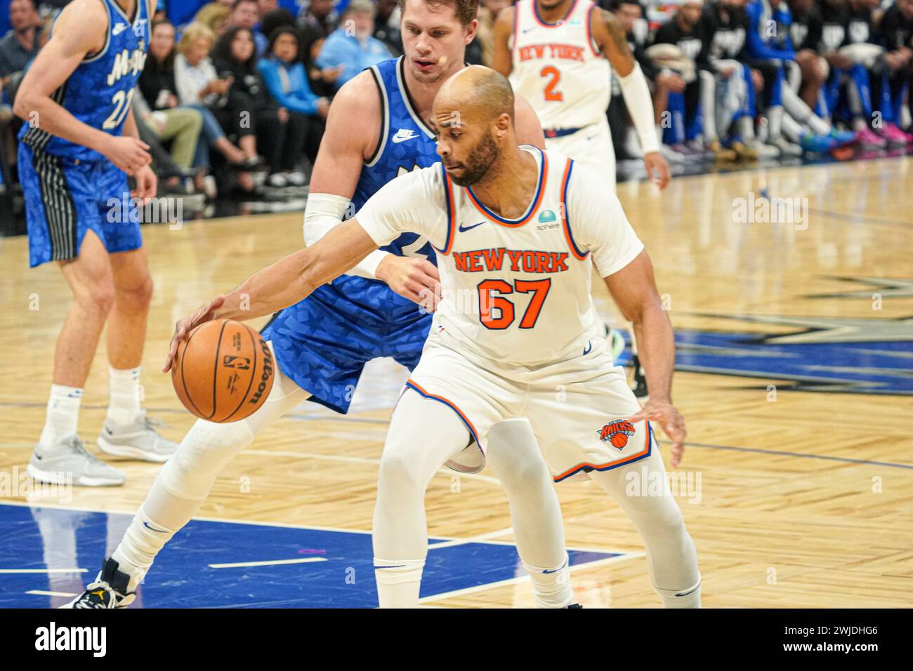 Orlando, Florida, USA, February 14, 2024, New York Knicks forward Taj ...