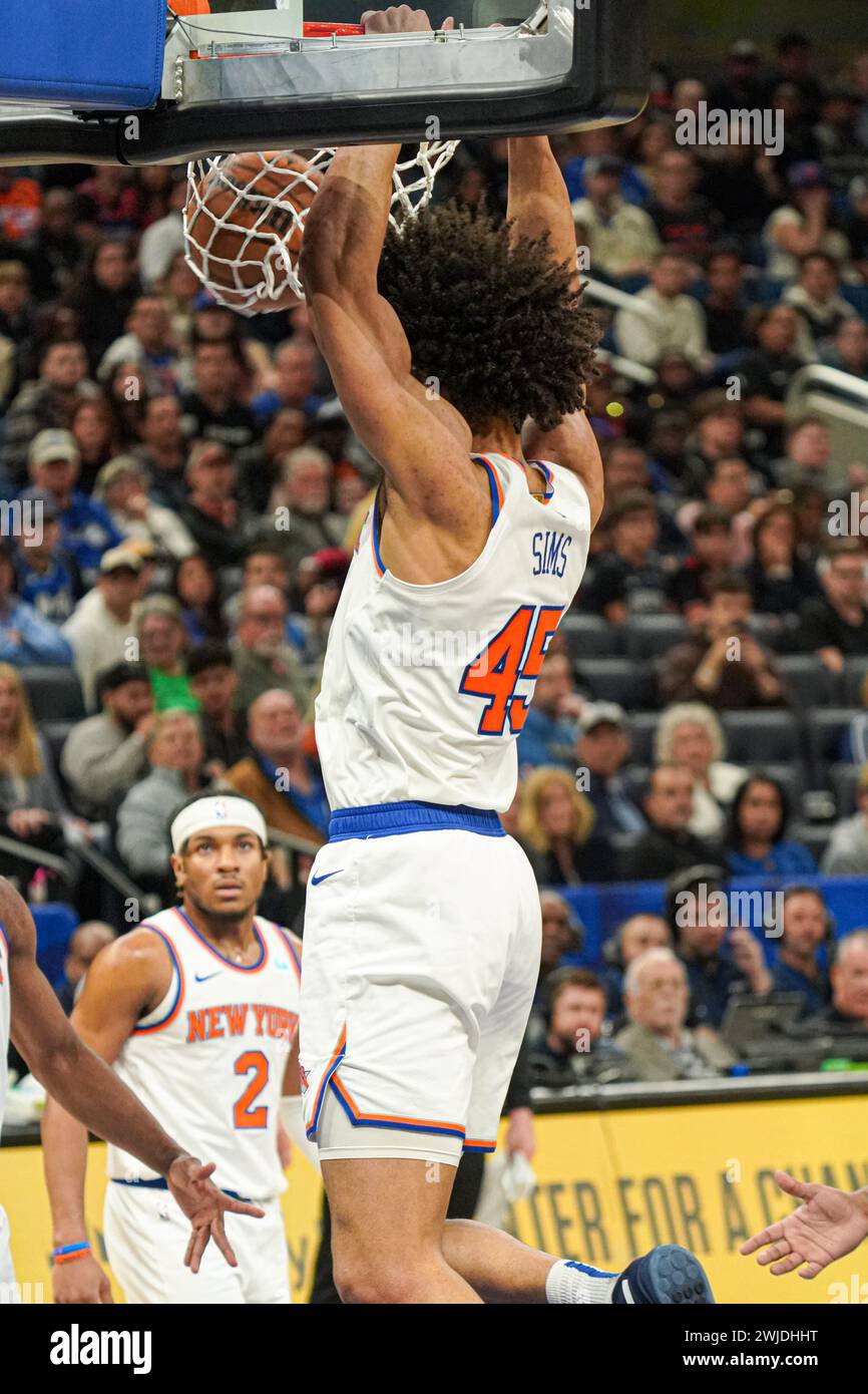 Orlando, Florida, USA, February 14, 2024, New York Knicks center ...