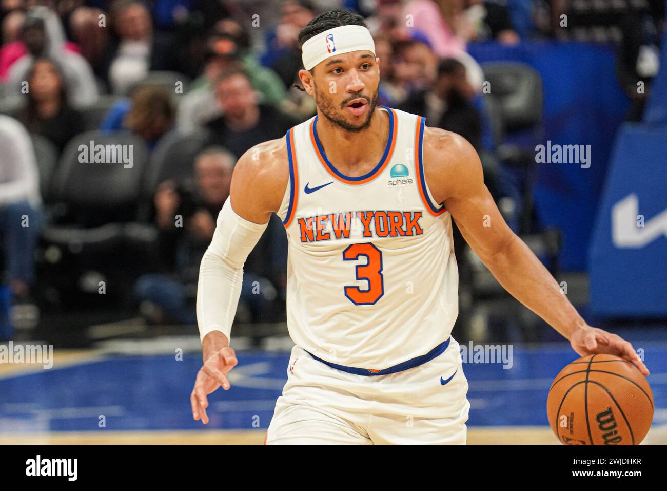 Orlando, Florida, USA, February 14, 2024, New York Knicks forward Josh ...