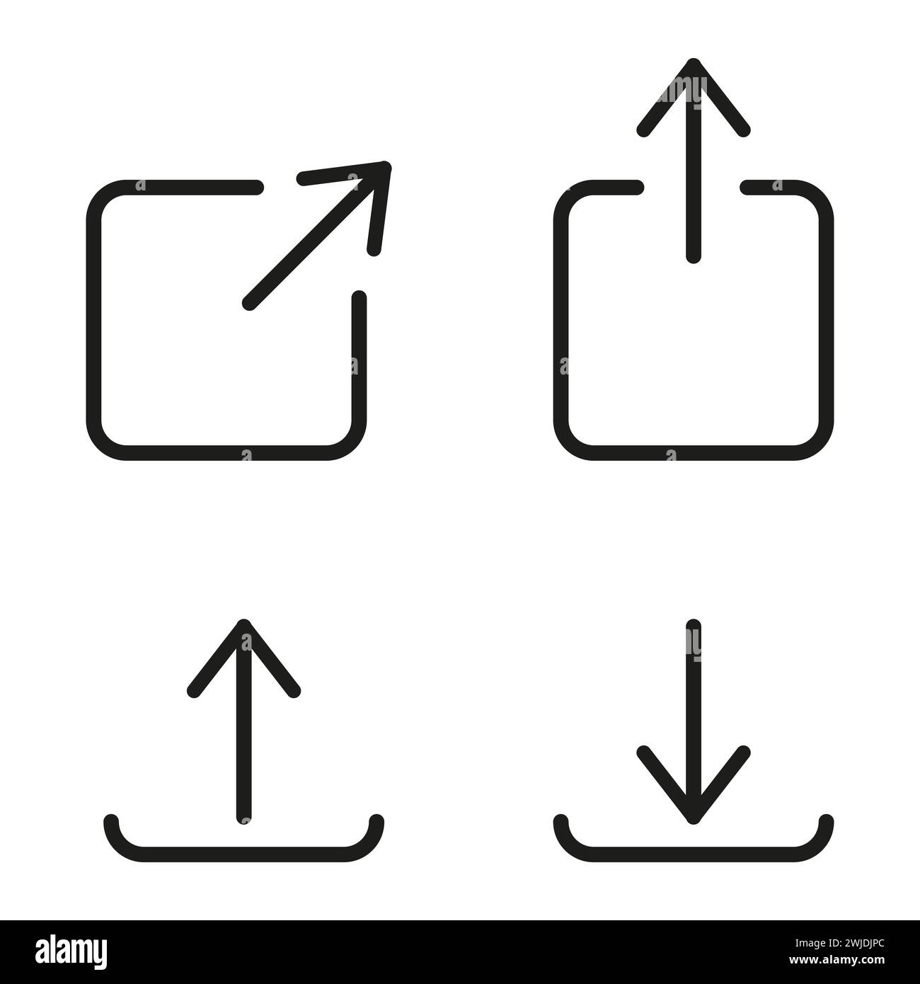 Share icon vector hi-res stock photography and images - Alamy