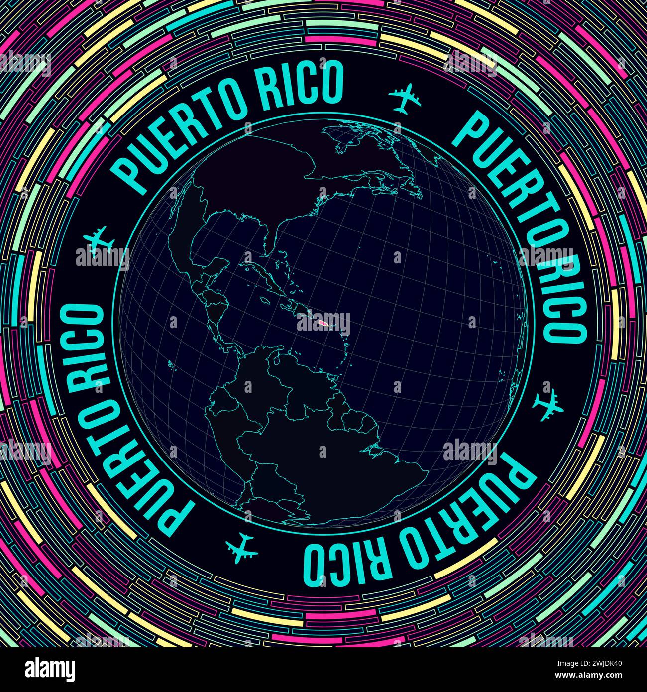 Puerto rico island map hi-res stock photography and images - Alamy