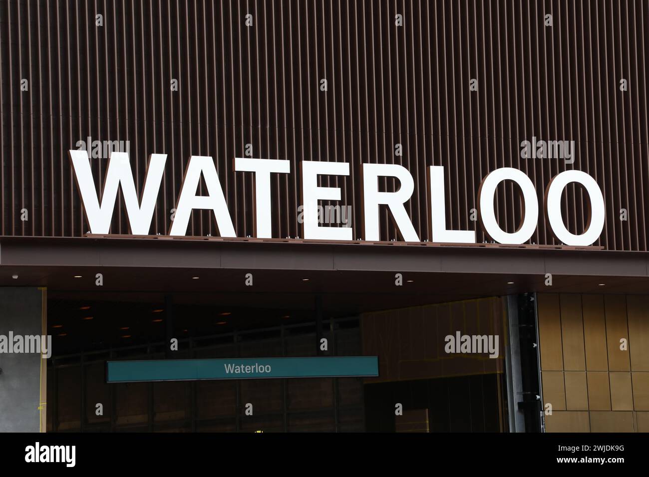 Waterloo Station, which is one of the six new stations that make up the ...