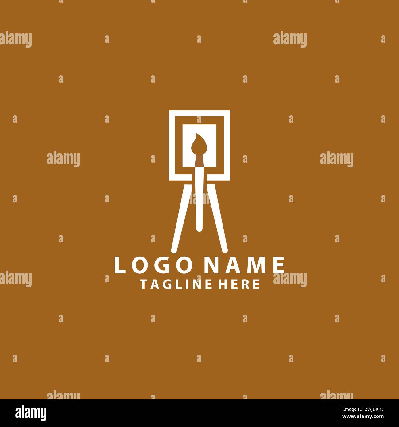 Wooden paintbrush clipart Stock Vector Images - Alamy