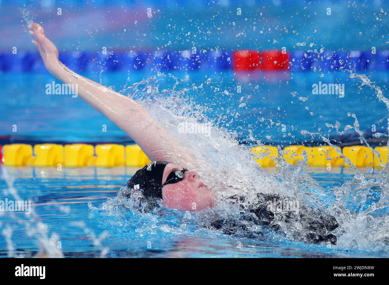Doha, Qatar. 14th Feb, 2024. Ingrid Wilm of Canada competes during the ...