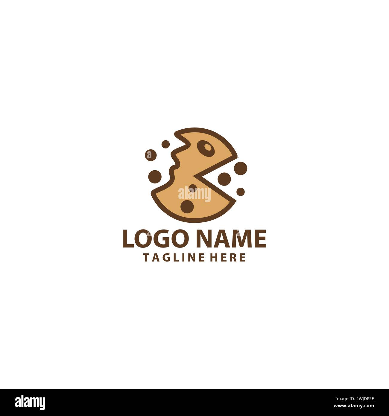 monster cookies logo design vector Stock Vector Image & Art - Alamy
