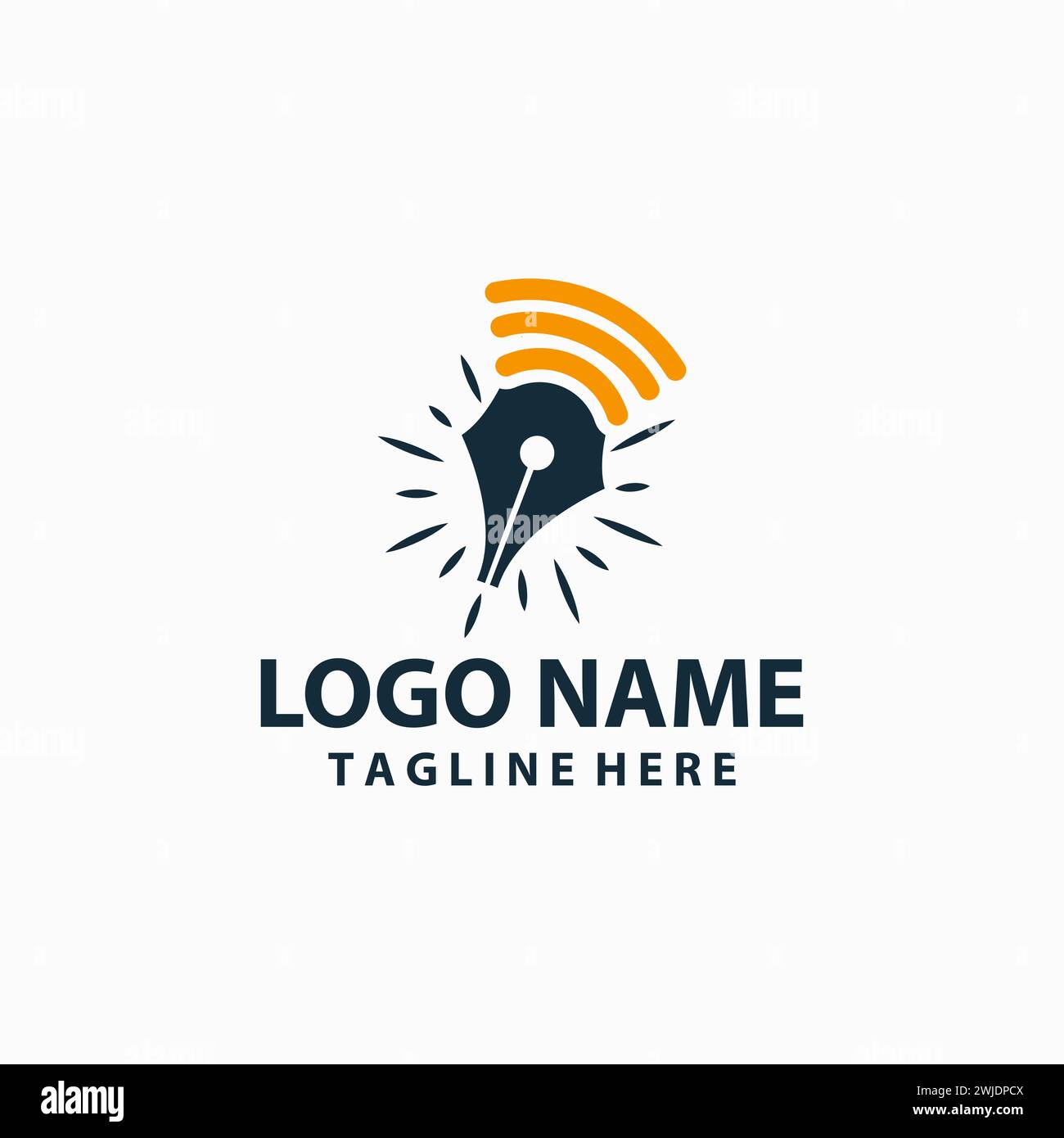 Ink tech logo Stock Vector Images - Alamy