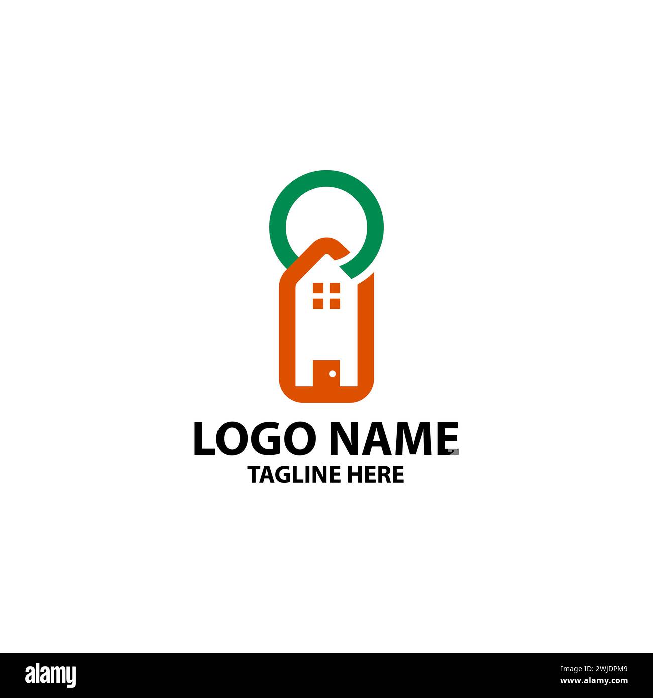 tag label home logo design vector Stock Vector Image & Art - Alamy