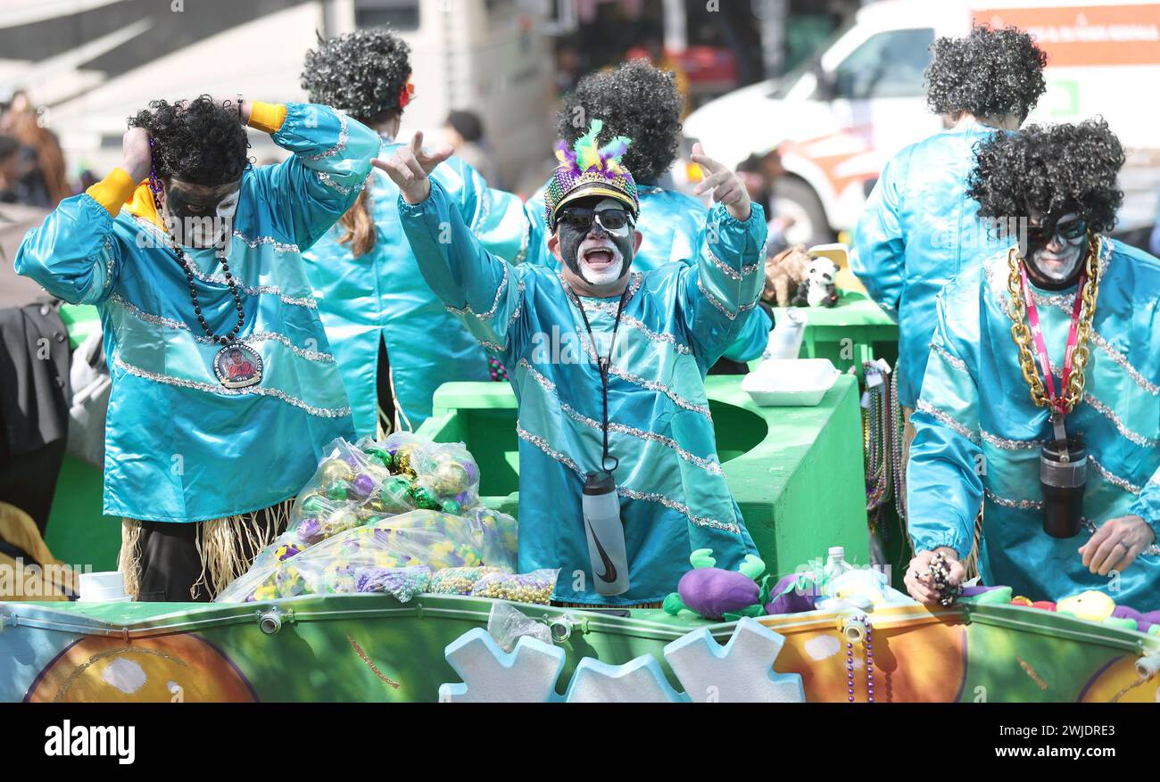 Mardi gras riders new orleans hi-res stock photography and images - Alamy