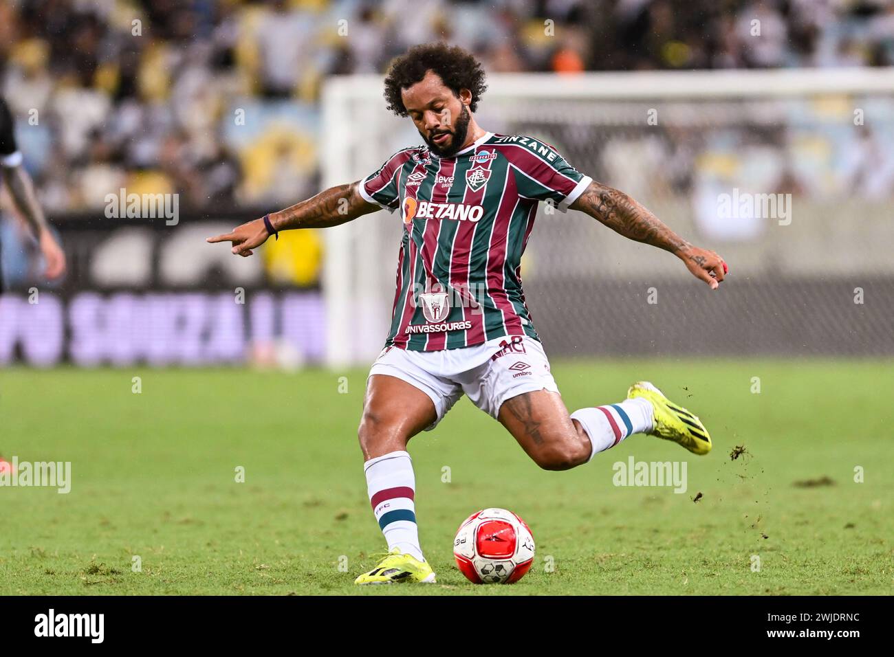 Rio, Brazil - February 14, 2024, Marcelo player in match between ...