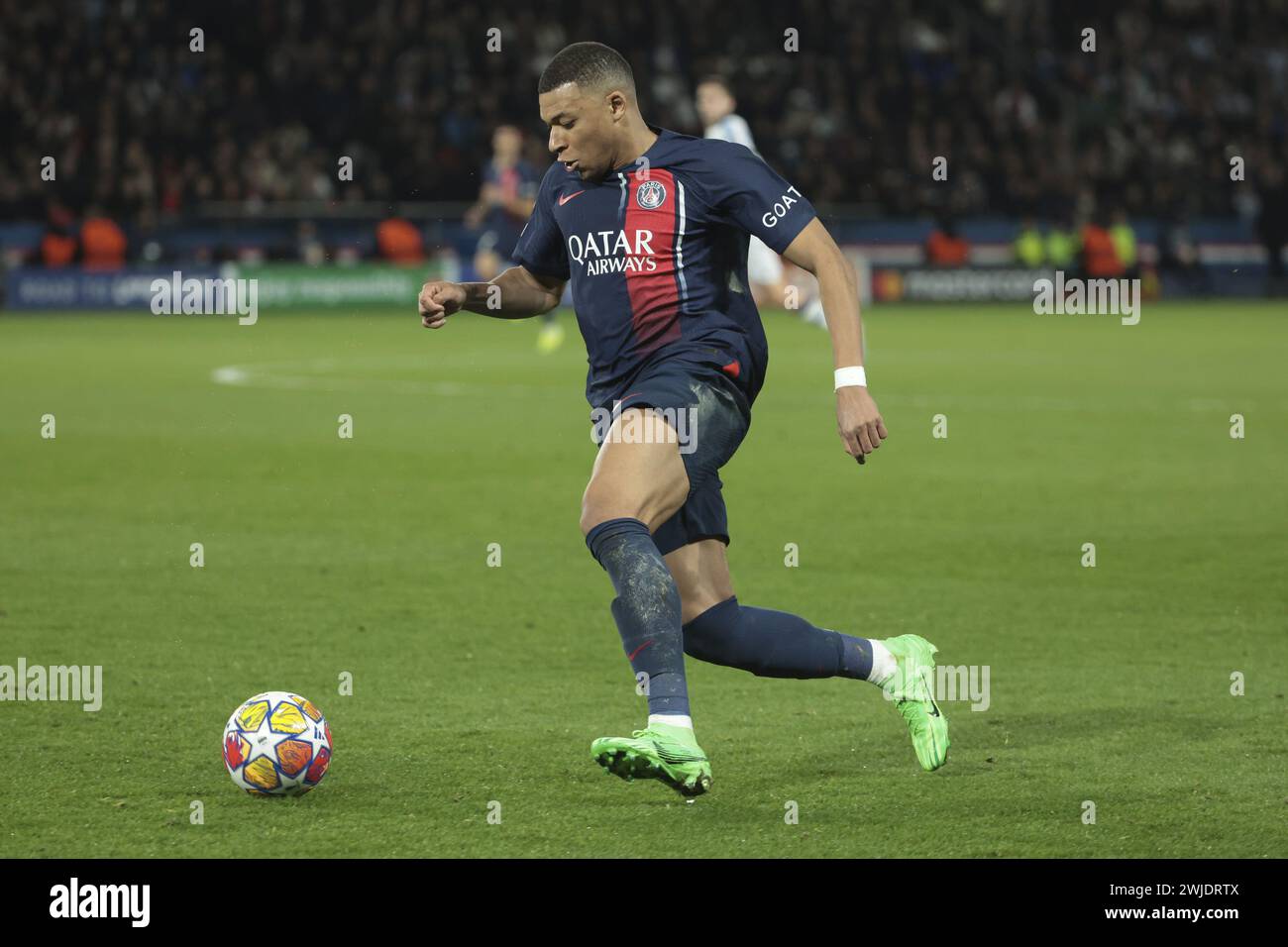 Kylian Mbappe of PSG during the UEFA Champions League, Round of 16 1st ...