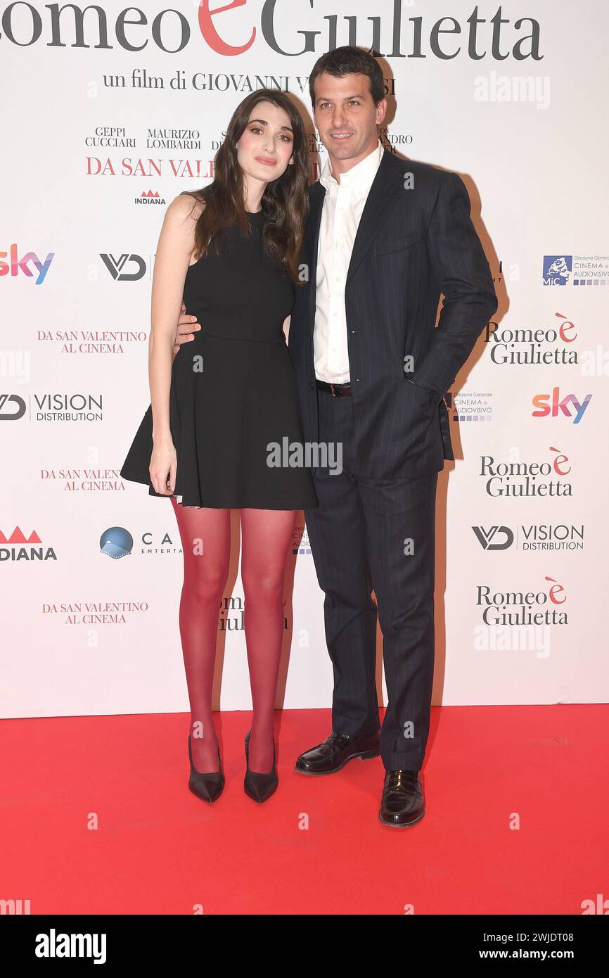 Rome Italy 14th Feb 2024 Rome Cinema The Space Moderno Premiere Of