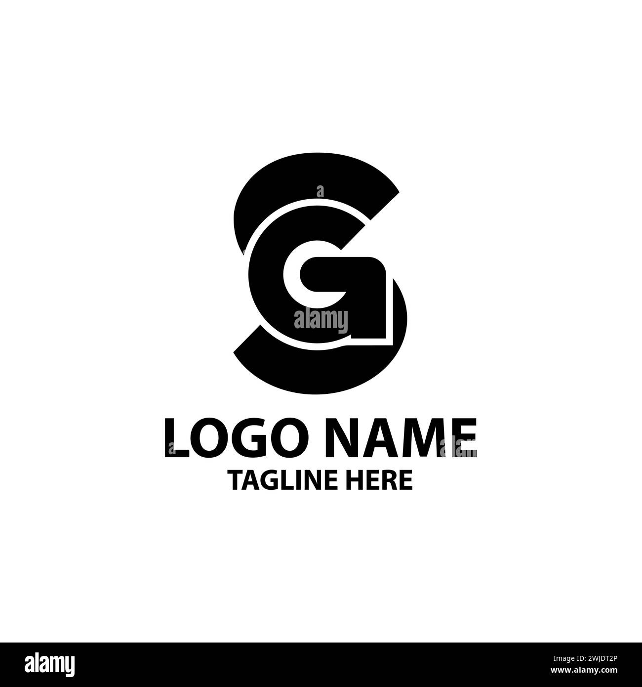 initial letter SG logo design vector Stock Vector Image & Art - Alamy
