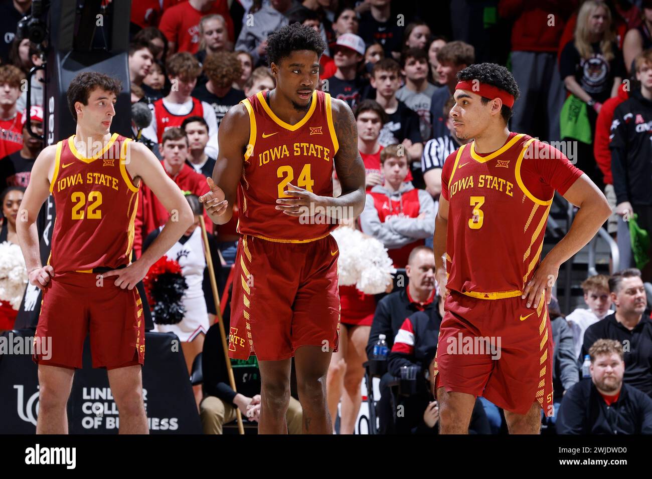 CINCINNATI, OH - FEBRUARY 13: Iowa State Cyclones forward Hason Ward ...