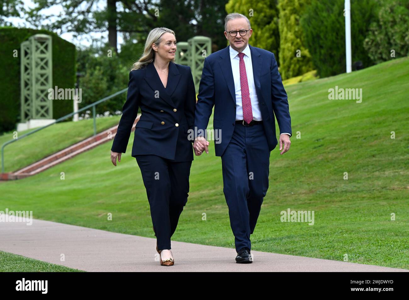 Canberra, Australia. 15th Feb, 2024. Australian Prime Minister Anthony ...