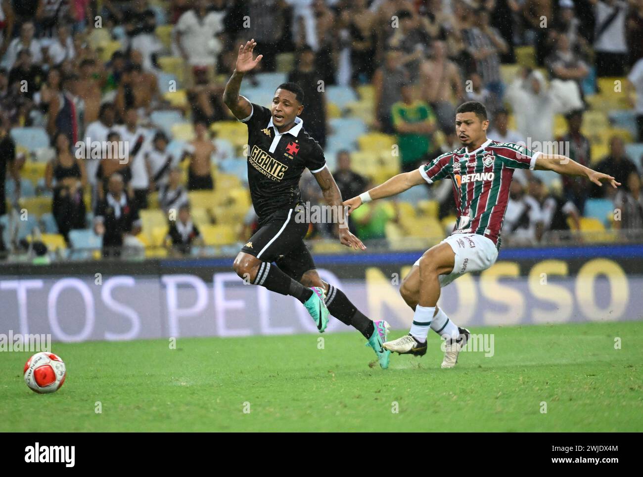 Rio de Janeiro-Brazil, February 14, 2024, football match between the ...