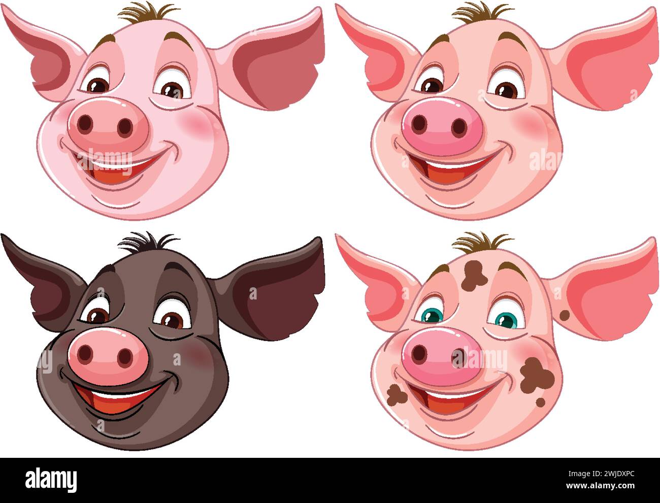 Pig expressions hi-res stock photography and images - Alamy