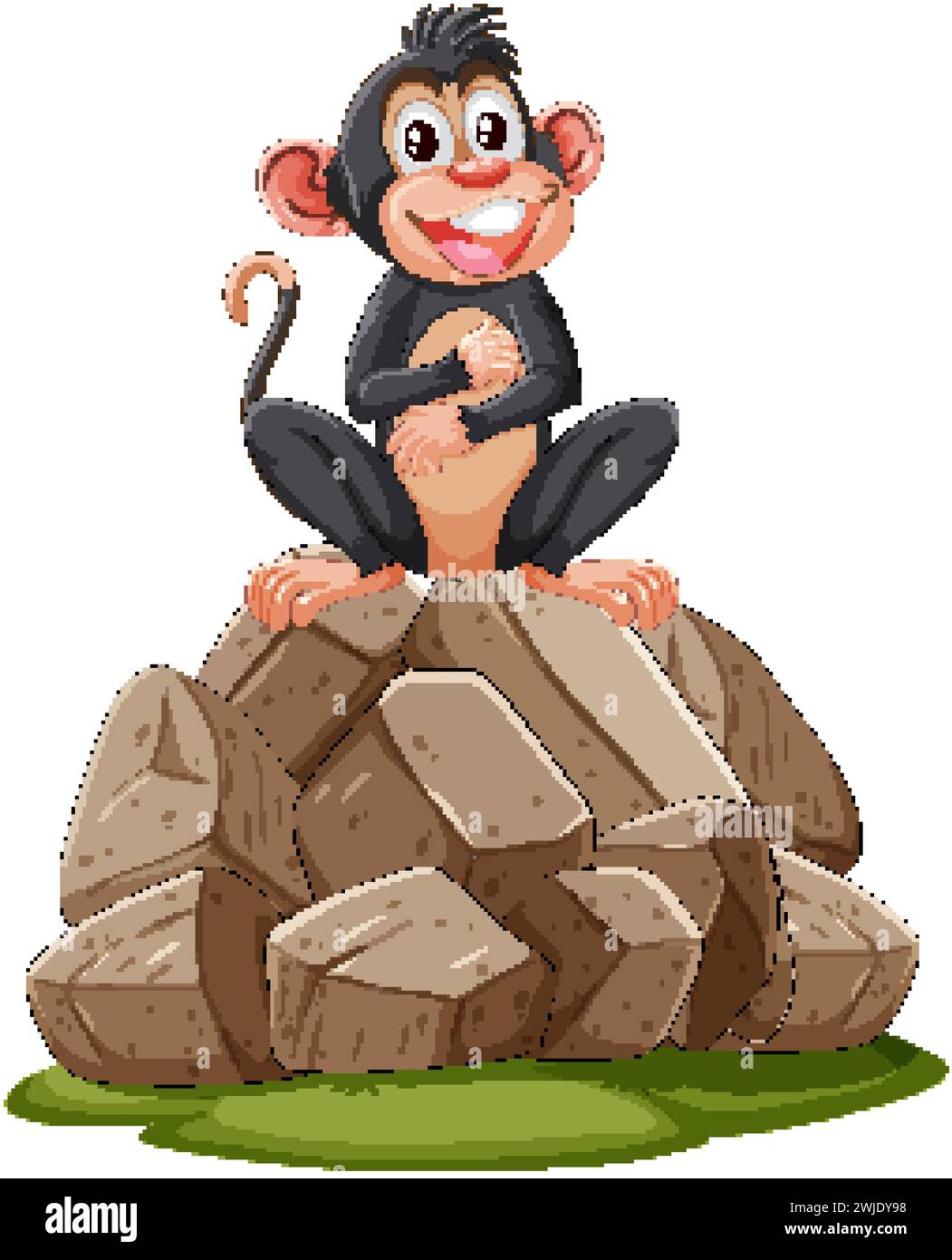 Primate tail balance Stock Vector Images - Alamy