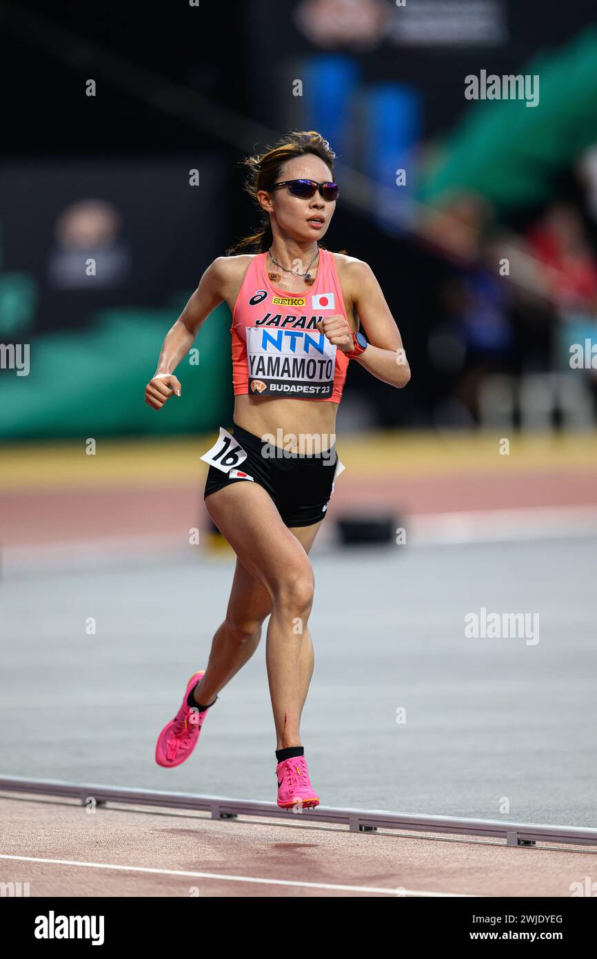 Yuma YAMAMOTO participating in the 5000 meters at the World Athletics ...