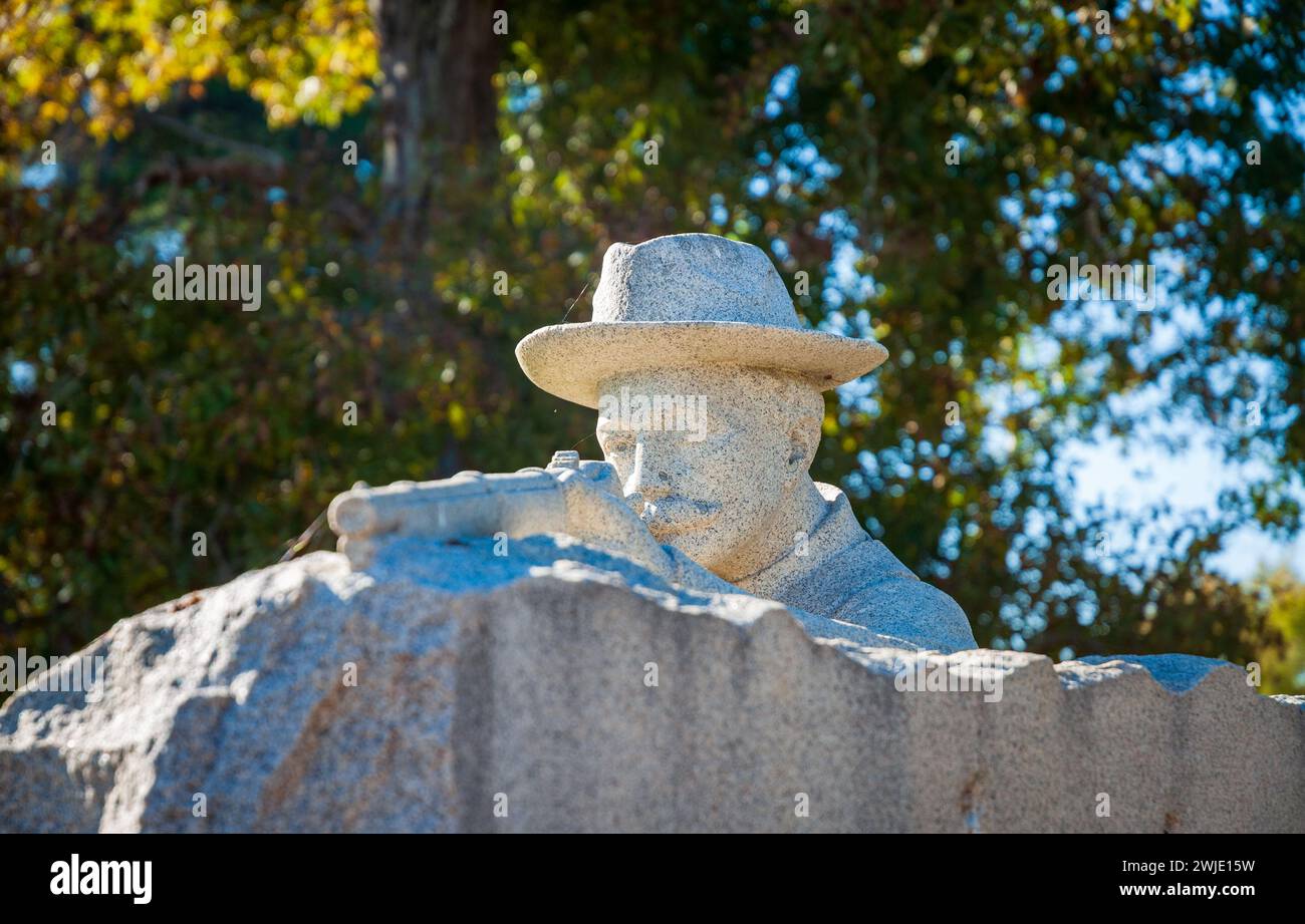Chickamauga & Chattanooga National Military Park on an Autumn Day Stock ...