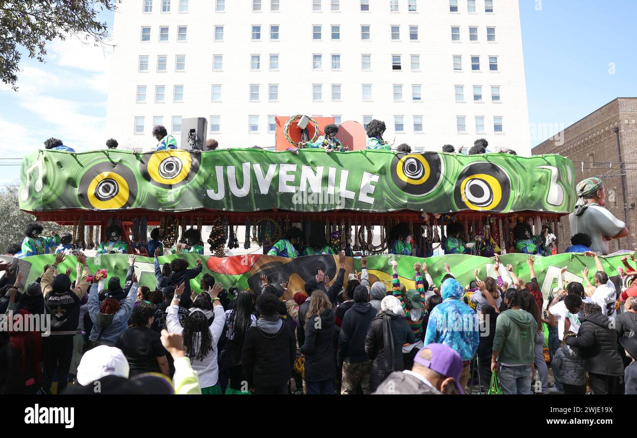 New Orleans, USA. 13th Feb, 2024. A Juvenille (Famed New Orleans rapper ...