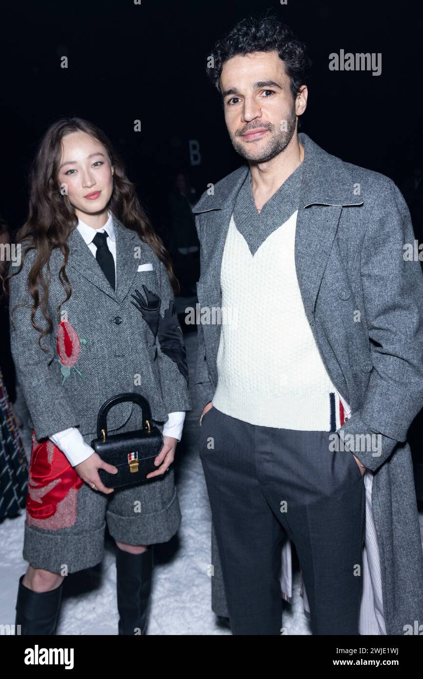 New York, Vereinigte Staaten. 14th Feb, 2024. Havana Rose Liu and ...