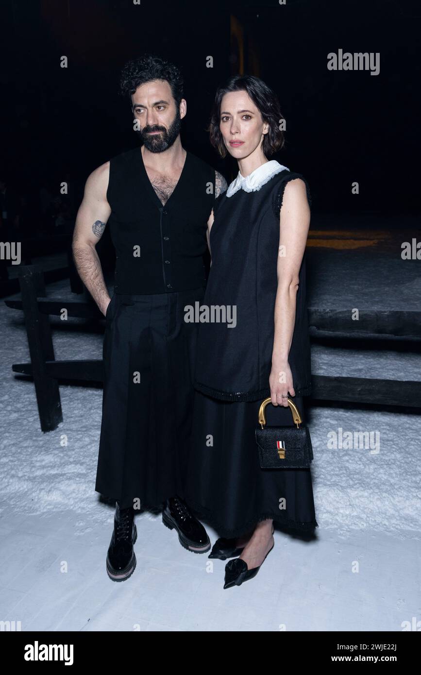 New York, Vereinigte Staaten. 14th Feb, 2024. Rebecca Hall and Morgan ...