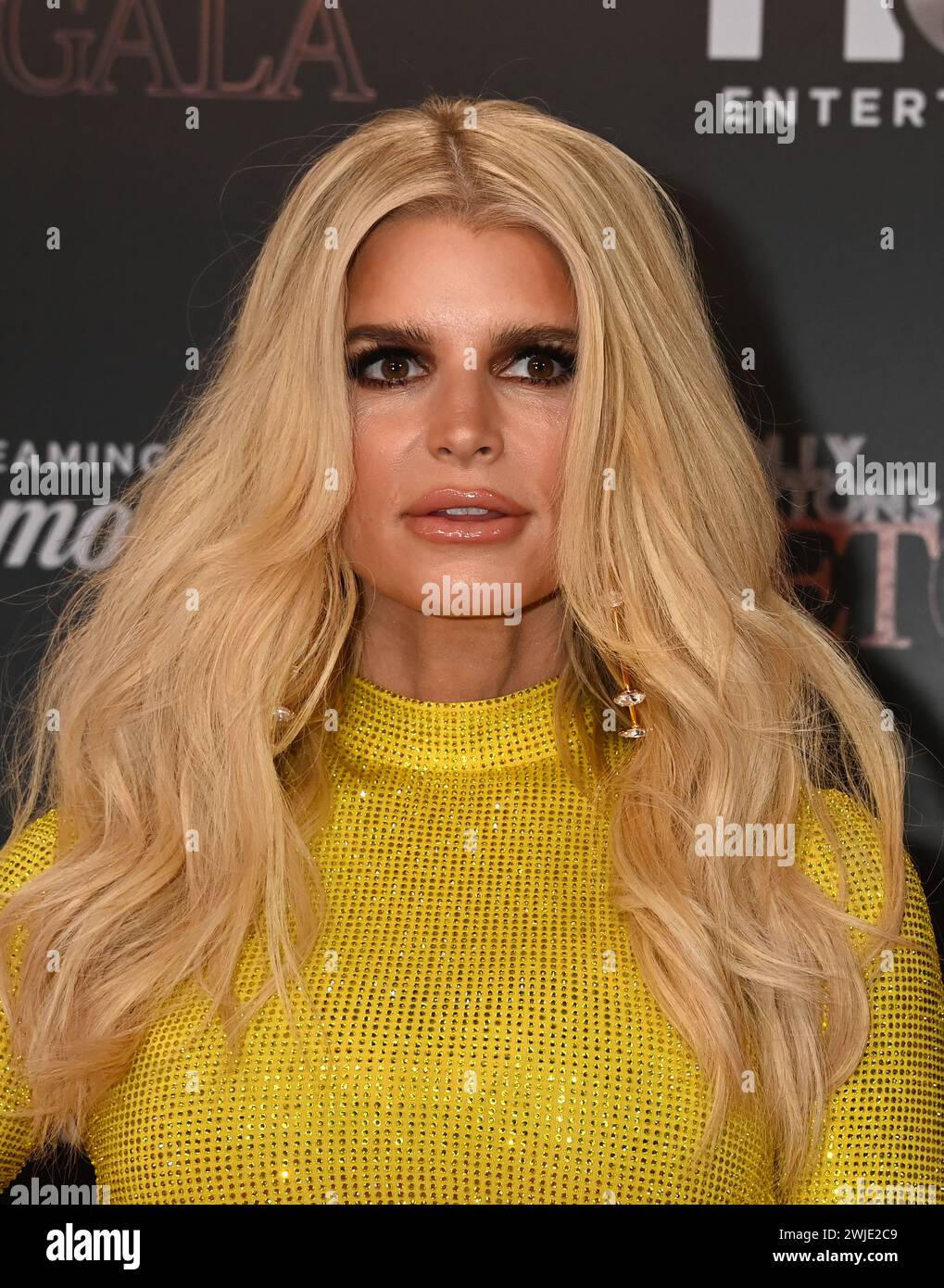 Nashville, USA. 15th Feb, 2024. Jessica Simpson arriving at Dolly ...