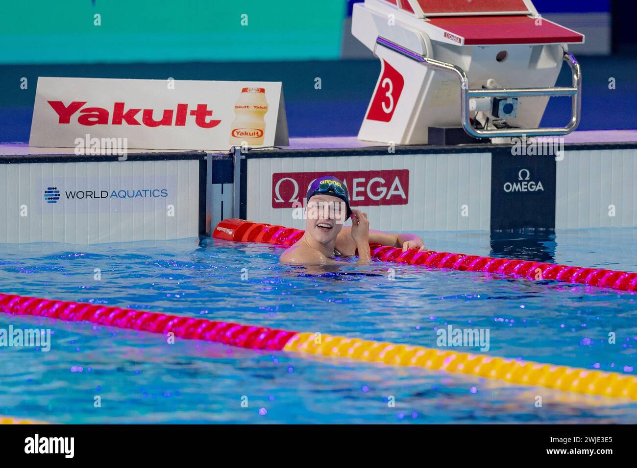 Doha, Qatar. 14th Feb, 2024. DOHA, QATAR - FEBRUARY 14: Maaike de Waard of the Netherlands and ...