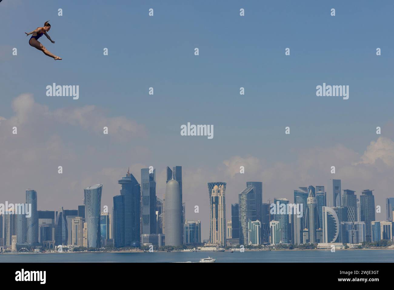 Doha, Qatar. 14th Feb, 2024. DOHA, QATAR - FEBRUARY 14: Ginni van ...