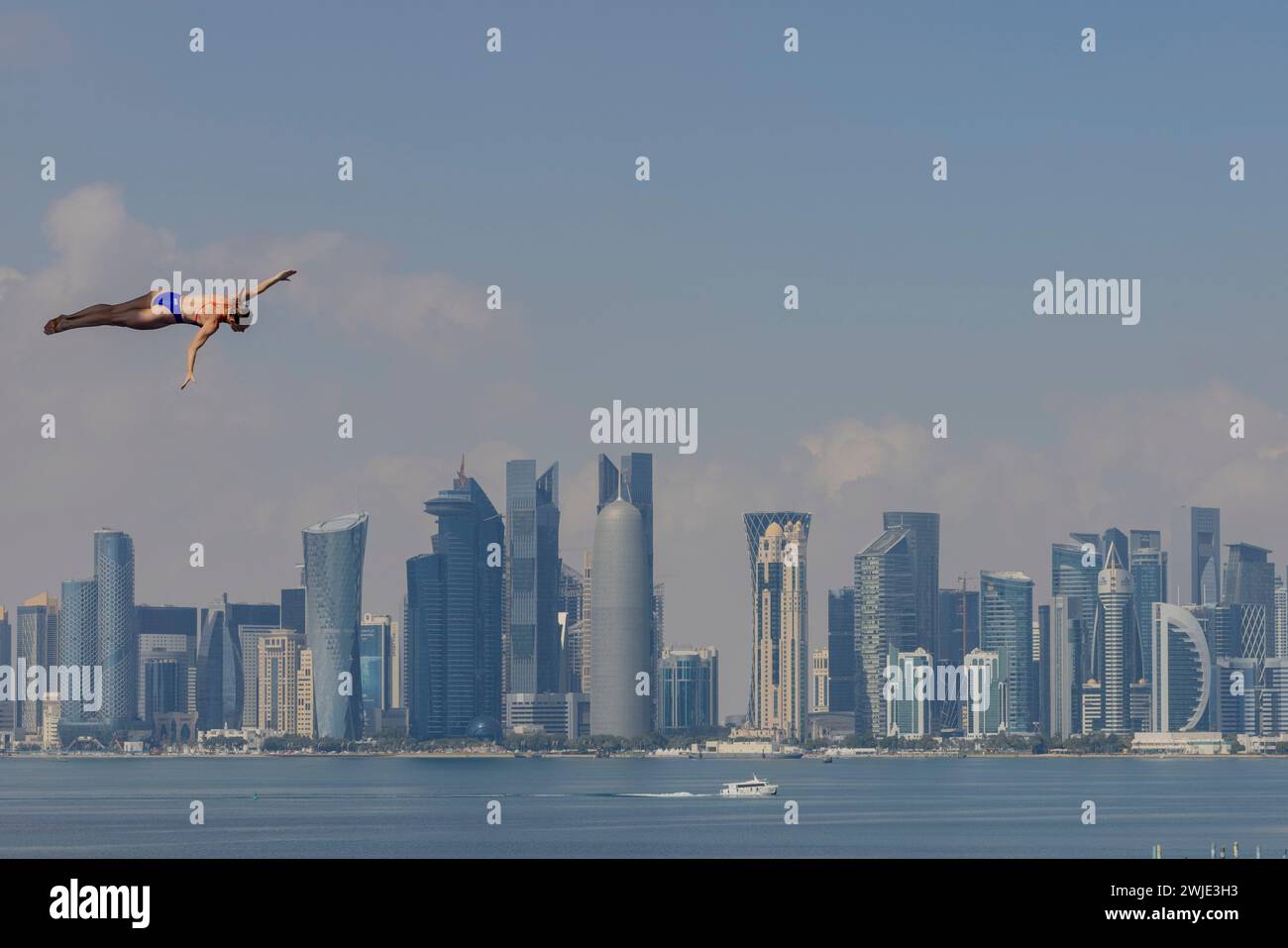 Doha, Qatar. 14th Feb, 2024. DOHA, QATAR - FEBRUARY 14: Ginni van ...