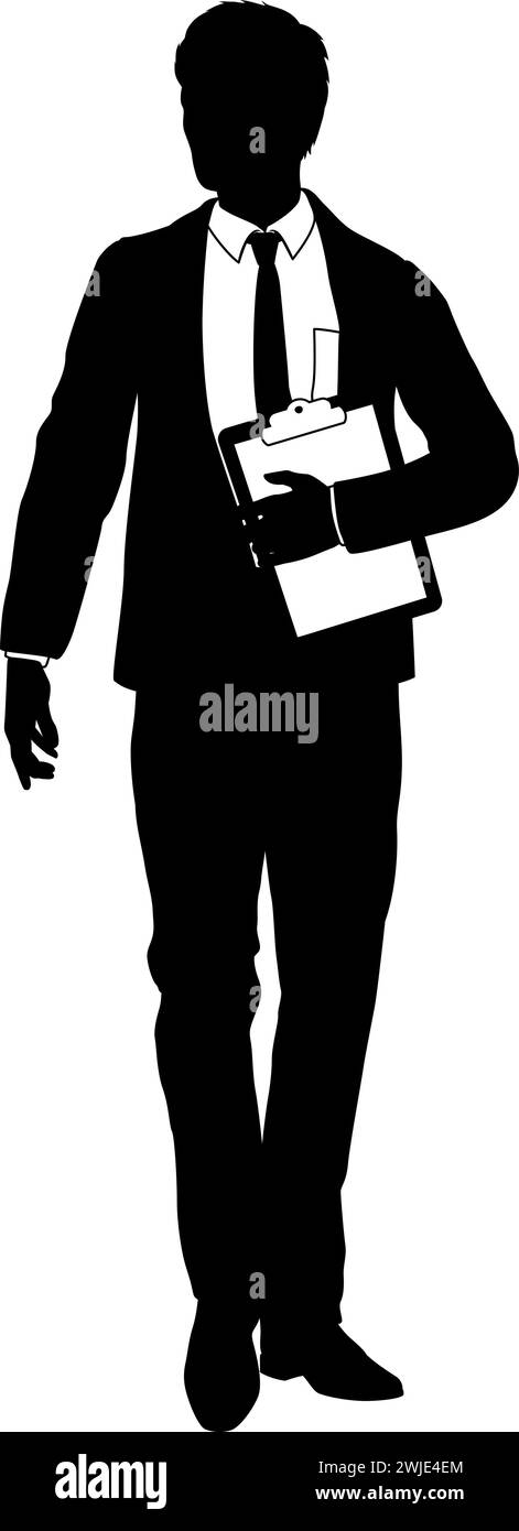 Business People Man With Clipboard Silhouette Stock Vector Image & Art ... Business People Man With Clipboard Silhouette Stock Vector Image & Art ...