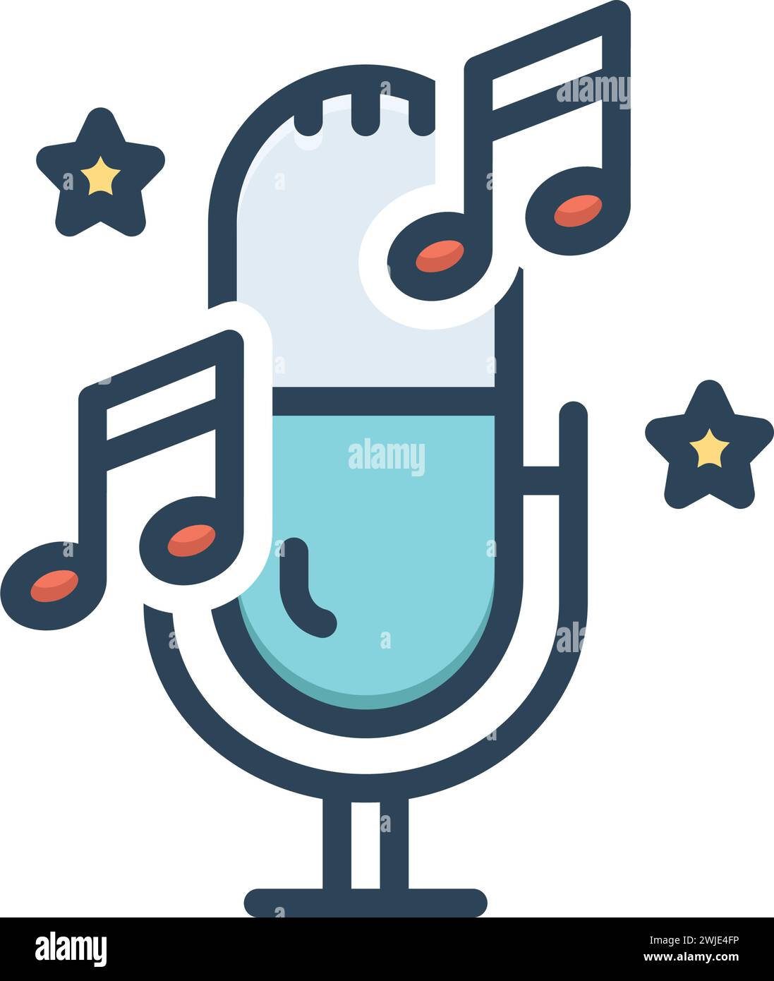 Singing shape Cut Out Stock Images & Pictures - Alamy