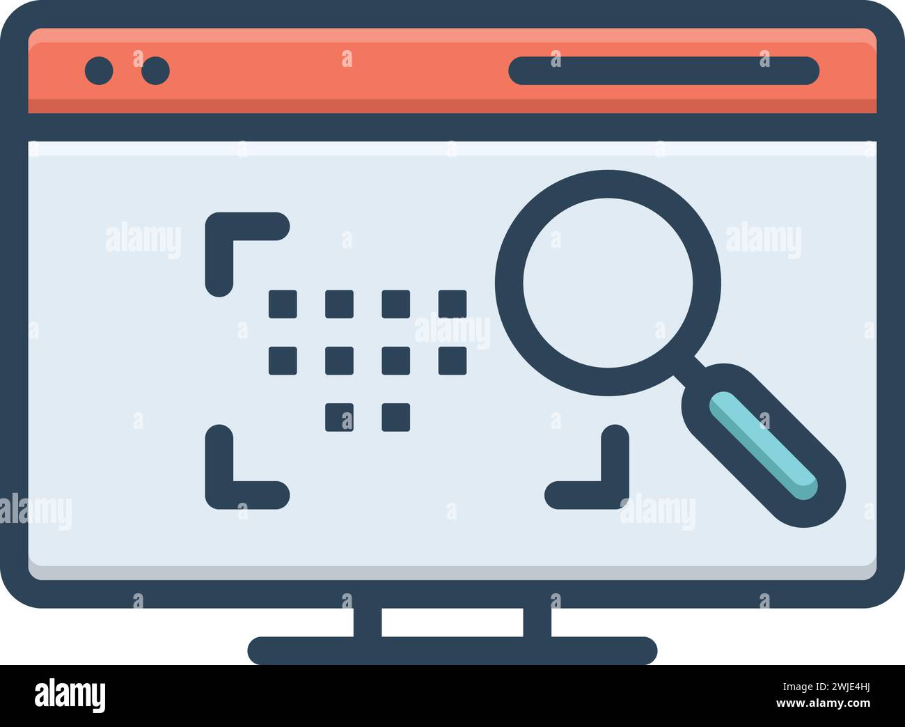 Icon for dpi; monitor Stock Vector Image & Art - Alamy